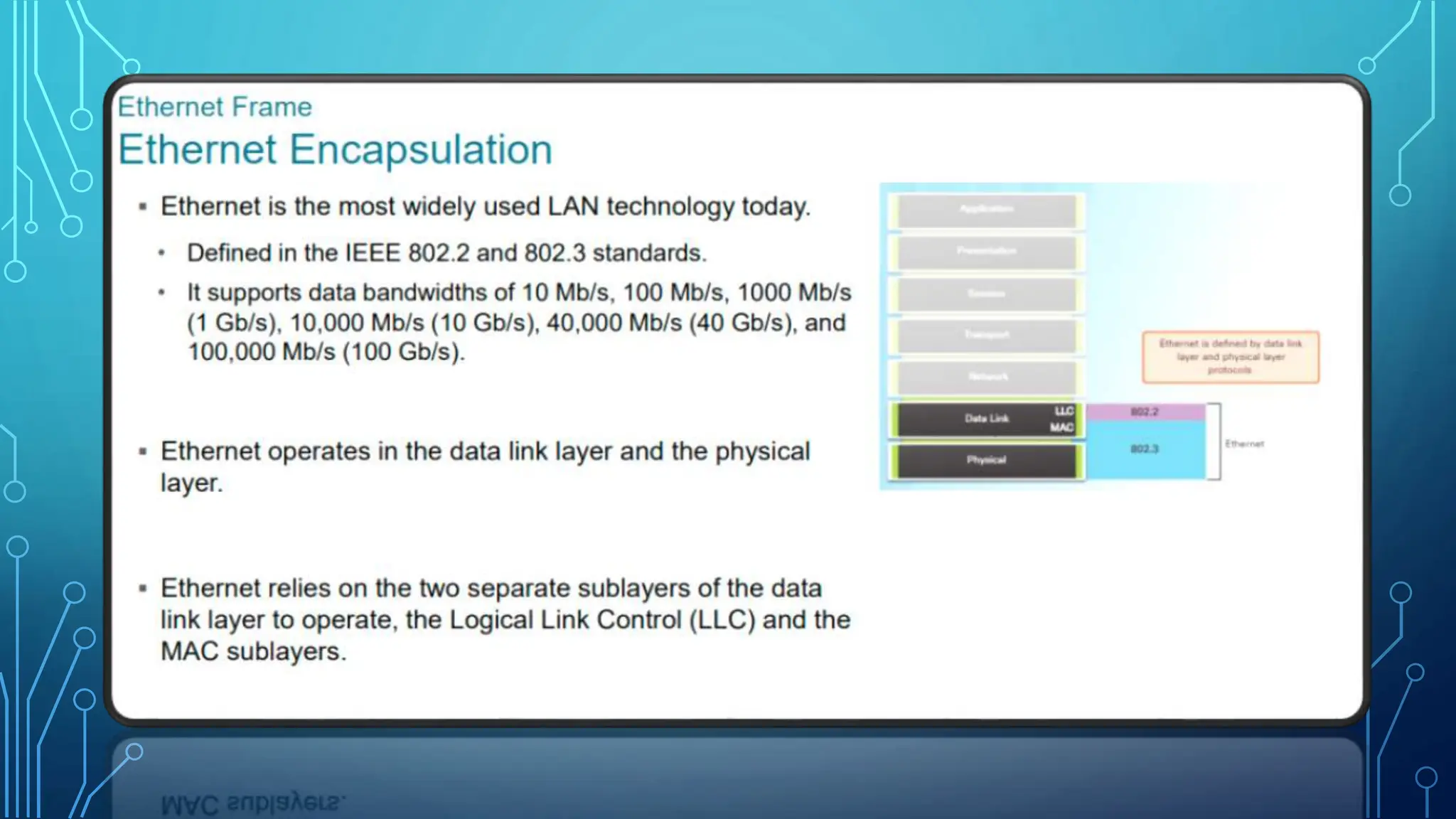 The ETHERNET and Mac Address Frame Processing .pptx