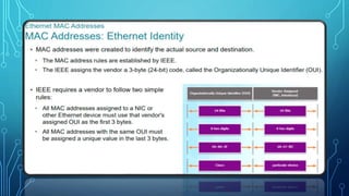 The ETHERNET and Mac Address Frame Processing .pptx