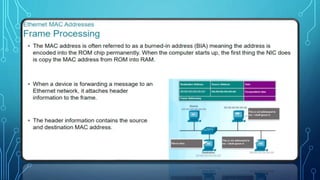The ETHERNET and Mac Address Frame Processing .pptx