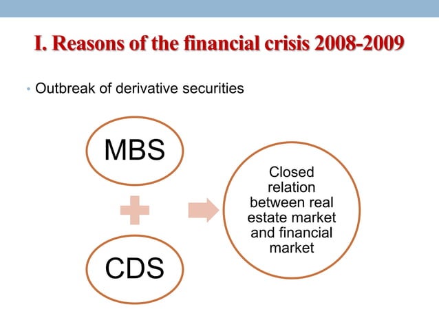 Financial crisis 2008 | PPTX
