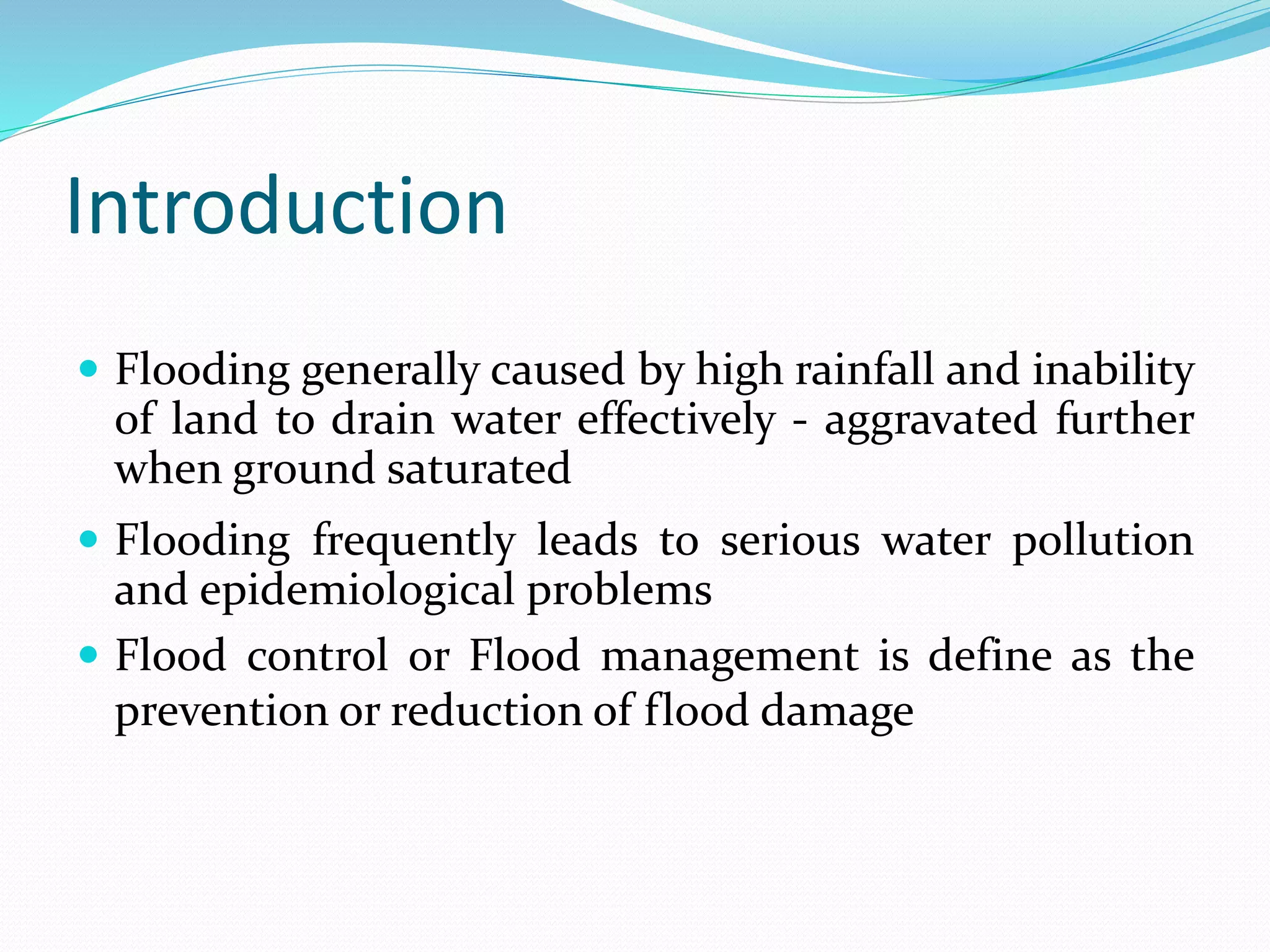 Flood management | PPTX