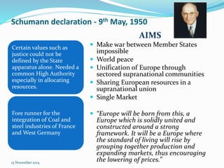 Foundation of the European Union | PPTX