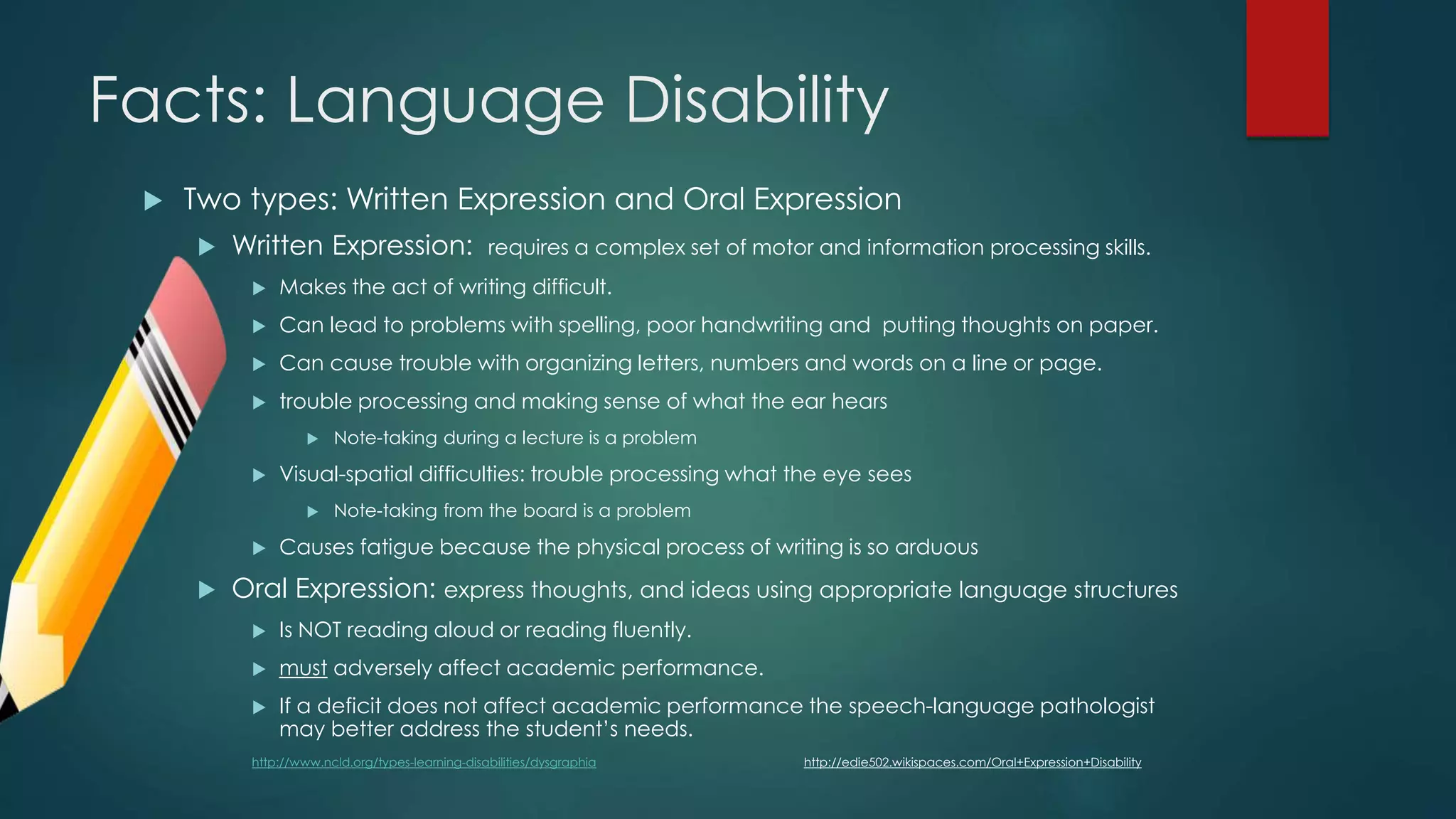 Introduction to Special Education: Group One- Specific Learning ...