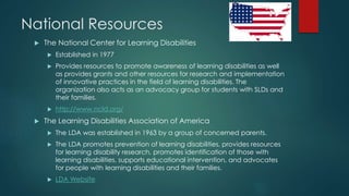 Introduction to Special Education: Group One- Specific Learning ...