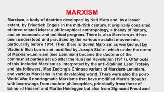 Group 1 - What is MARXISM and the key Ideas of Marxism.pptx