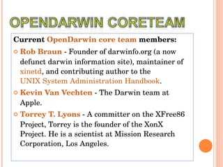 Group 1 - OpenDarwin | PPT