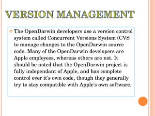 Group 1 - OpenDarwin | PPT