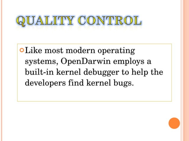 Group 1 - OpenDarwin | PPT