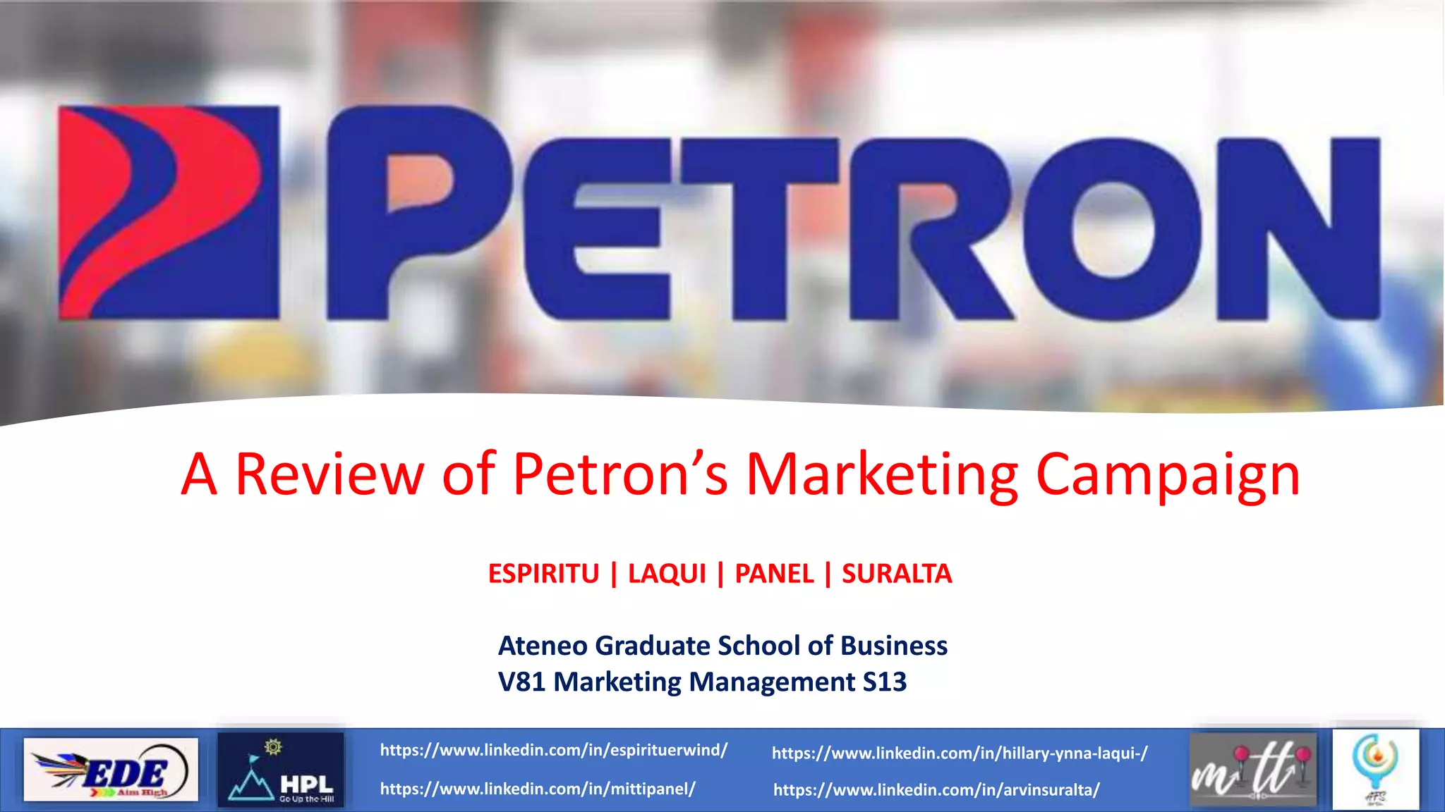 Review of Petron's Marketing Campaign | PPTX