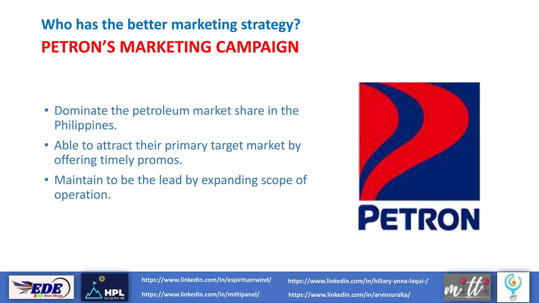 Review of Petron's Marketing Campaign | PPTX