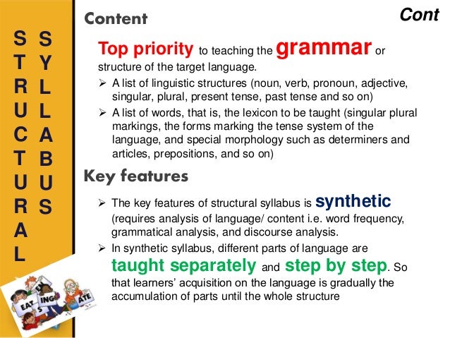 structural syllabus -- funtional syllabus
