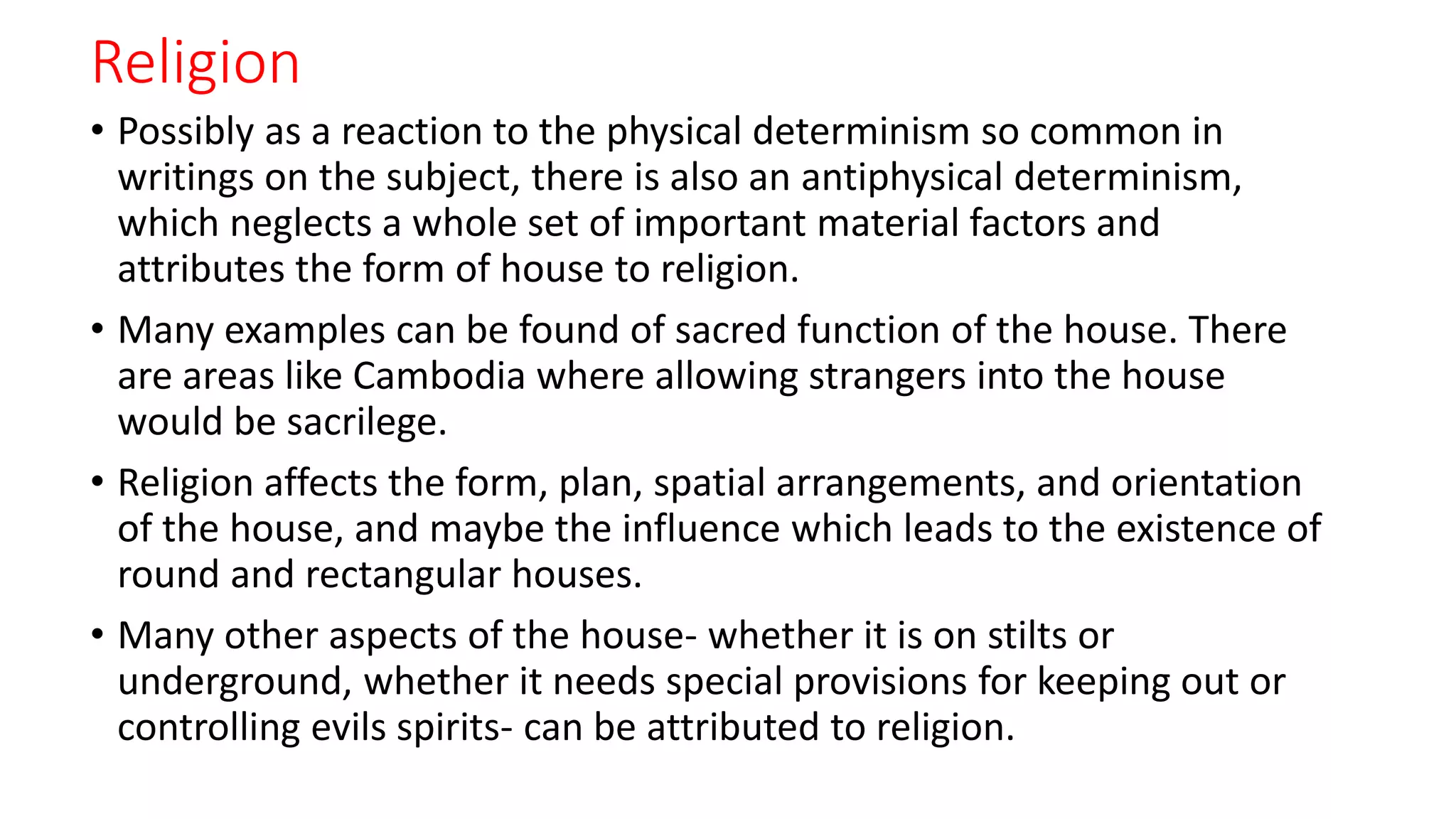 A review of the House, Form and Culture by Amos Rapoport | PPTX