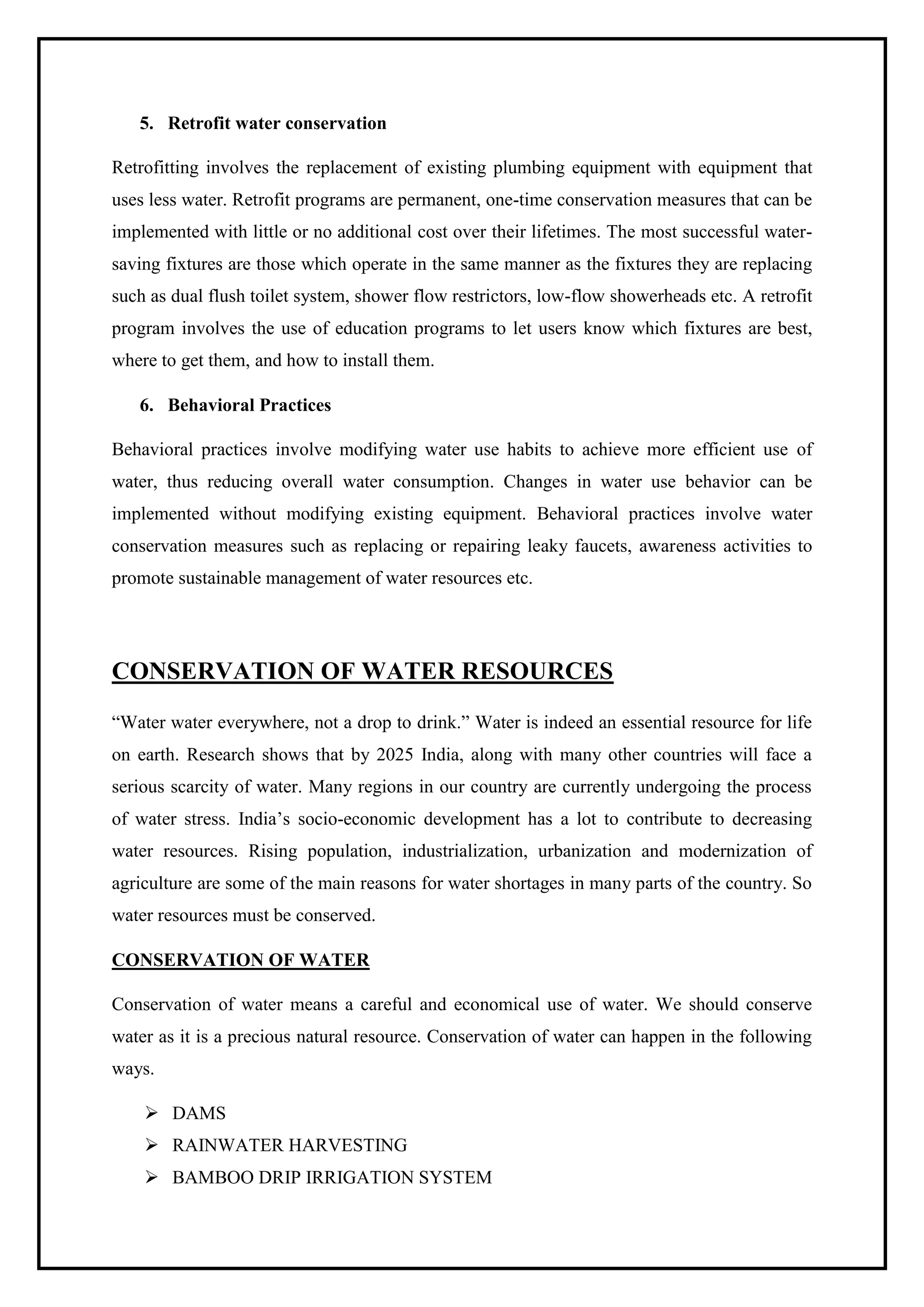 WATER RESOURCE MANAGEMENT FULL NOTES | PDF