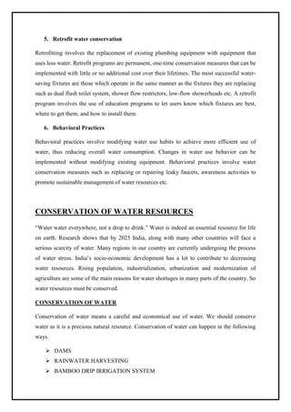 WATER RESOURCE MANAGEMENT FULL NOTES | PDF