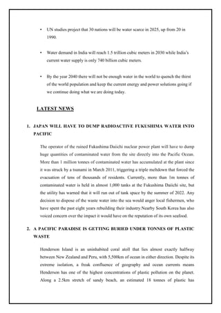 WATER RESOURCE MANAGEMENT FULL NOTES | PDF