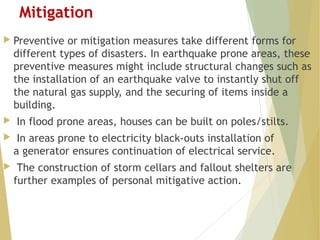 Disaster management cycle and framework | PPT