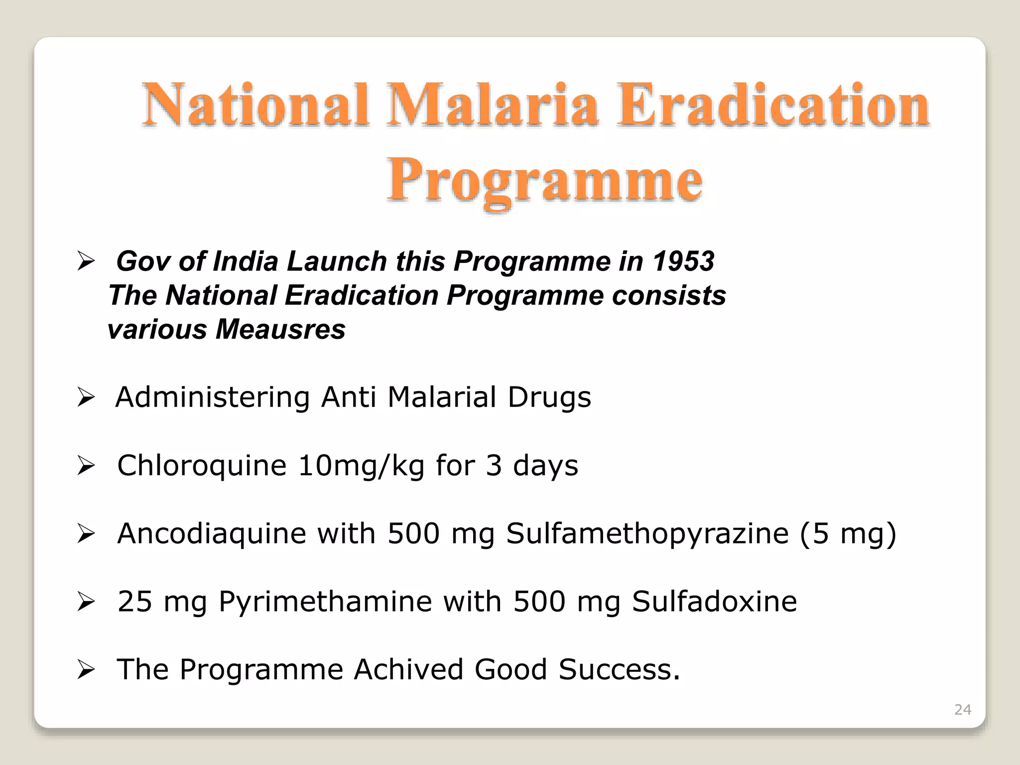 malaria | PPTX