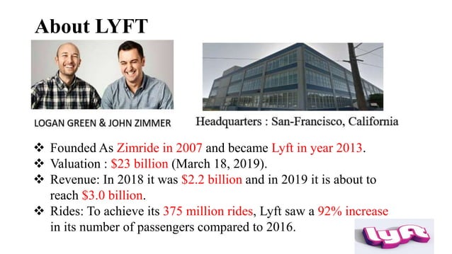 Business model of Lyft ("Make a new friend everyday") | PPT