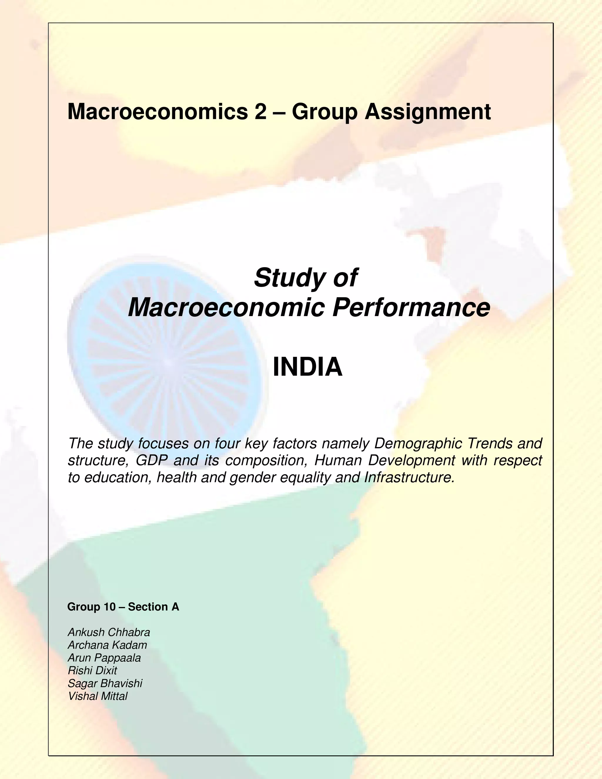 Macroeconomic Performance - India | PDF
