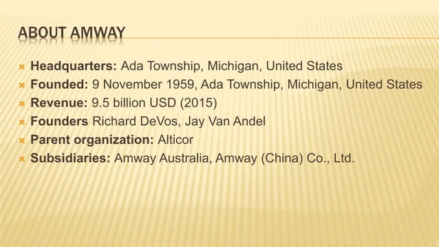 Amway | PPT