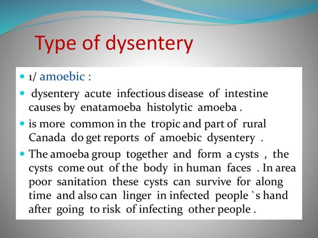 Group10 dysentery | PPT