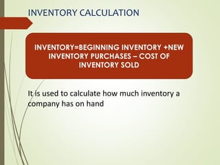Inventory Control and Depreciation | PPT