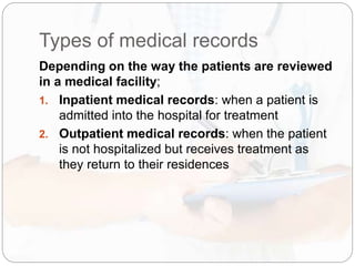 Health Care Records in health care service management | PPT