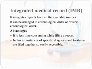 Health Care Records in health care service management | PPT