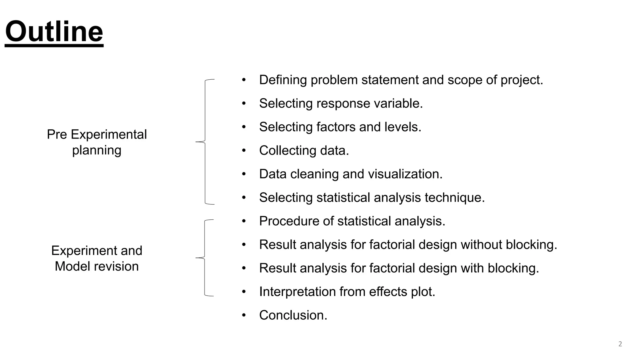 Factorial Design analysis | PPTX