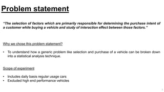 Factorial Design analysis | PPTX