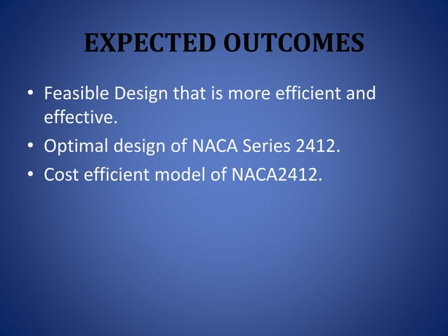 DESIGN OF NACA SERIES 2412 | PPT
