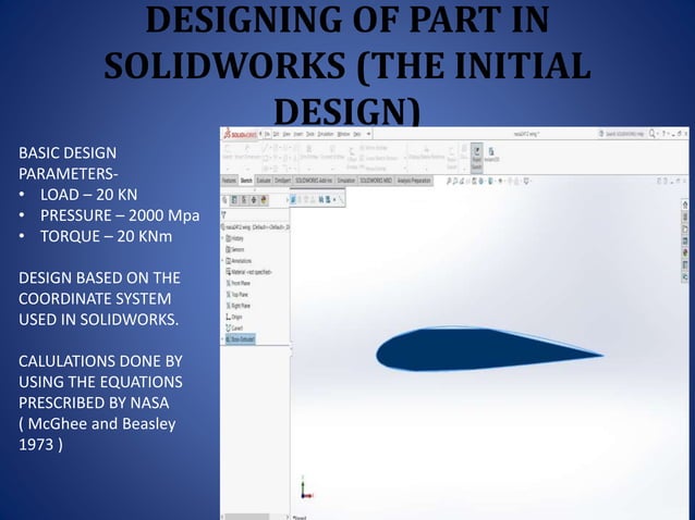 DESIGN OF NACA SERIES 2412 | PPT
