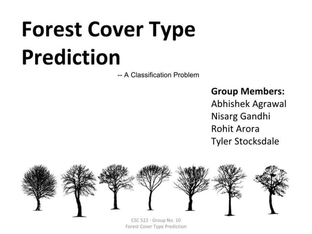 Forest Cover Type Prediction | PPTX | Science