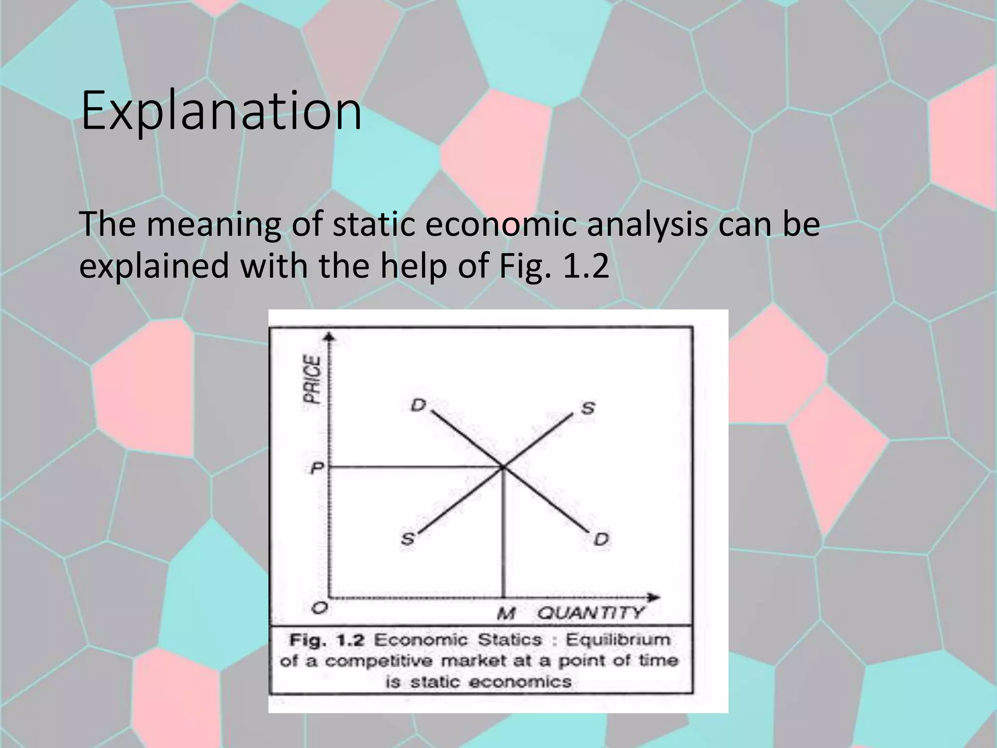 Static, Dynamic and Comparative Static Economics | PPTX