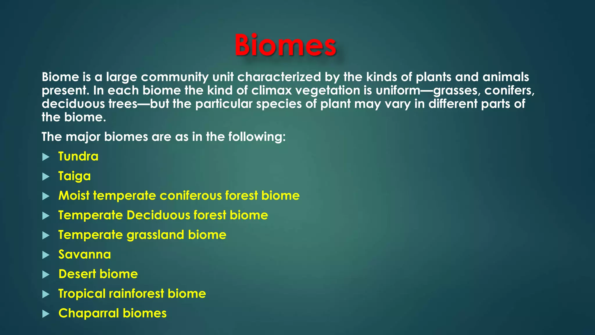 A brief presentation on Terrestrial Ecosystem | PPTX