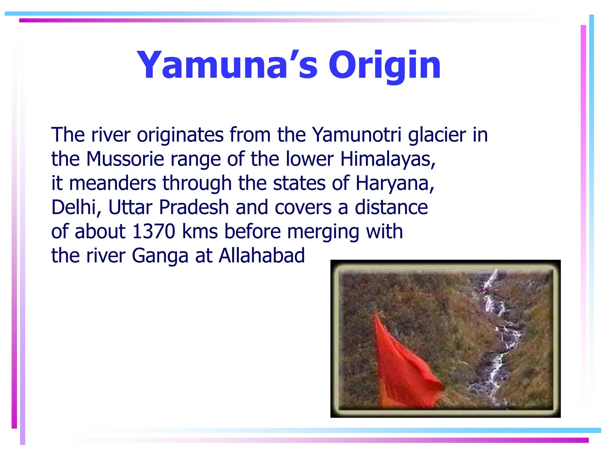 water pollution in The yamuna river .ppt
