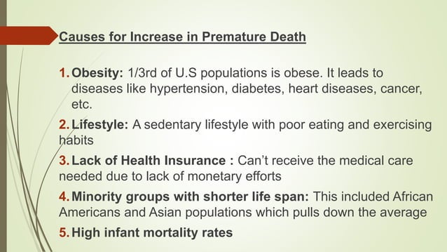 life insurance - premature death clause | PPT