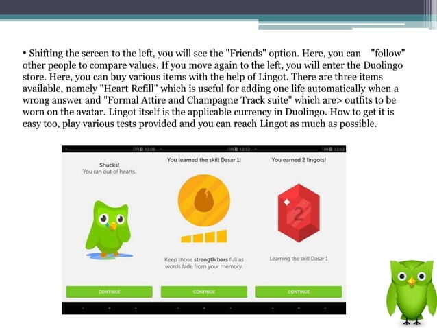 Duolingo | PPTX | Internet for Beginners | Internet