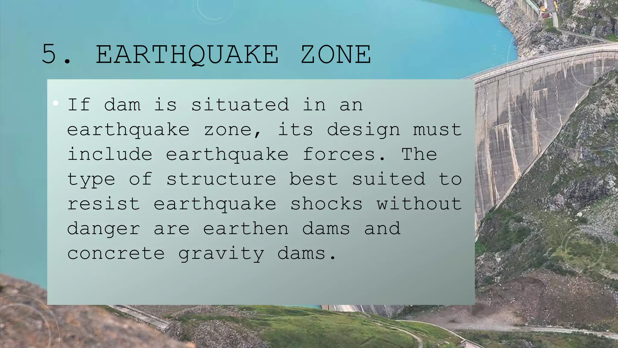 GEOLOGICAL CONDITIONS NECESSARY FOR CONSTRUCTION OF DAMS | PPTX