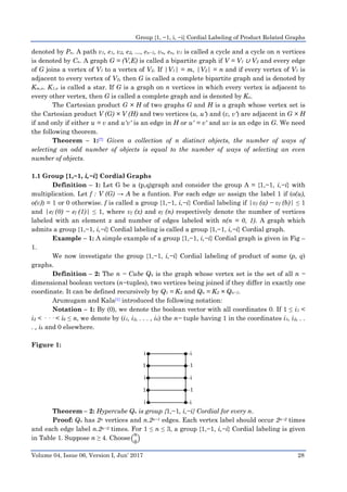 Group {1, −1, i, −i} Cordial Labeling of Product Related Graphs | PDF
