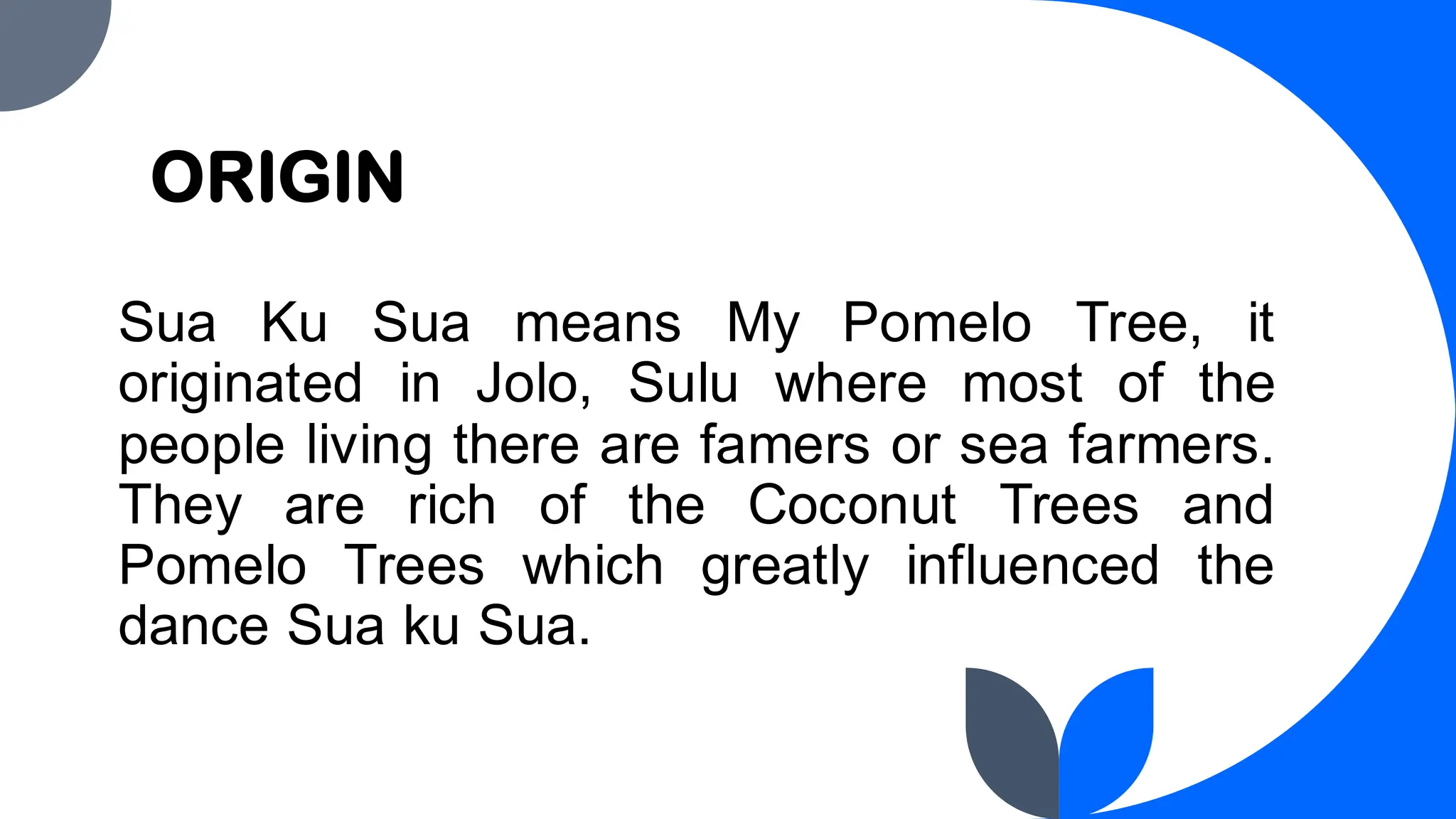 GROUP 11 SLIDESHARE.pdf Sua Ku Sua dance | PDF