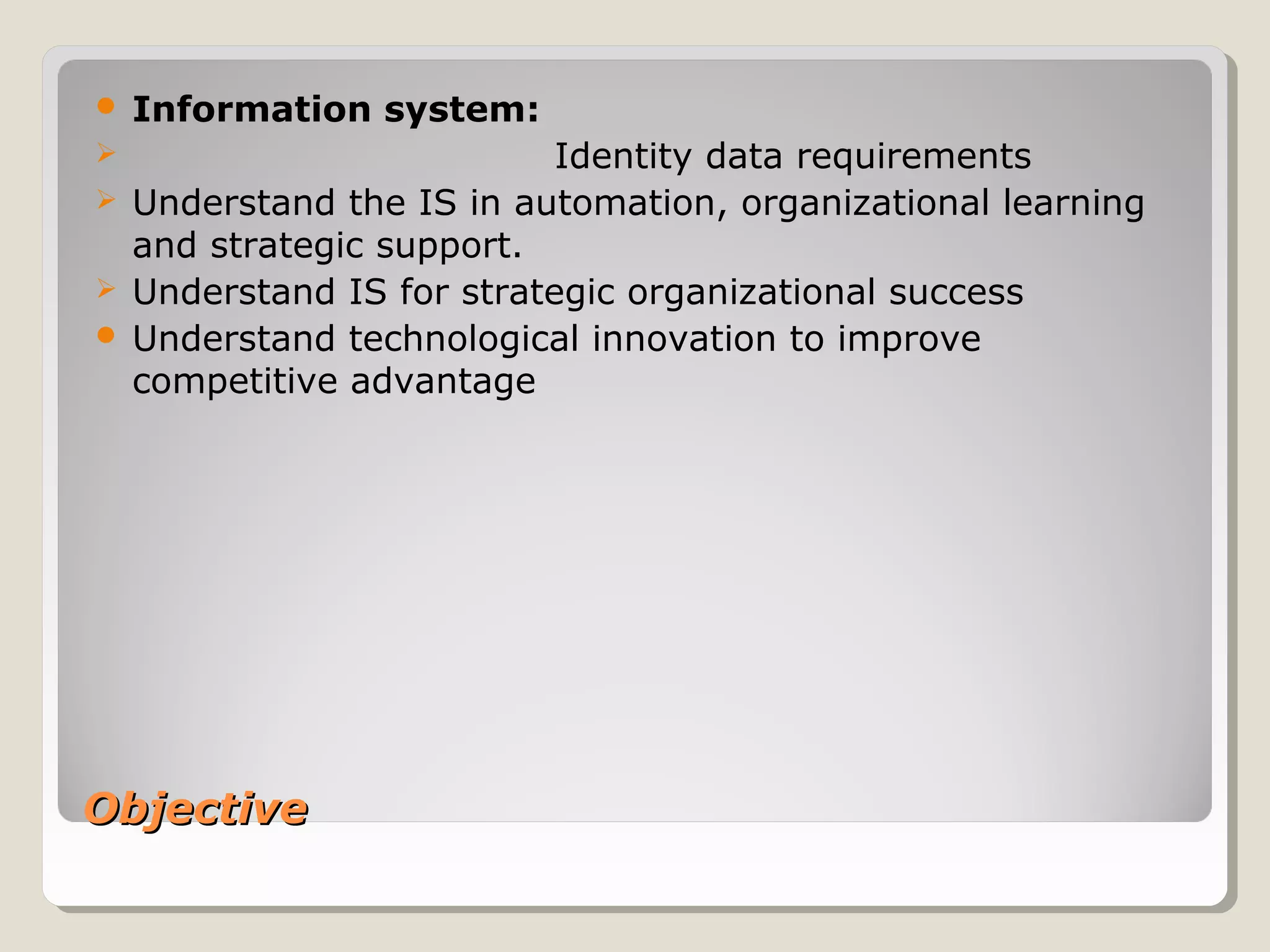 comparision between IT and Information system | PPT | Information ...
