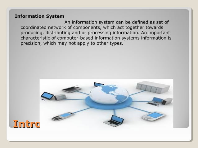comparision between IT and Information system | PPT