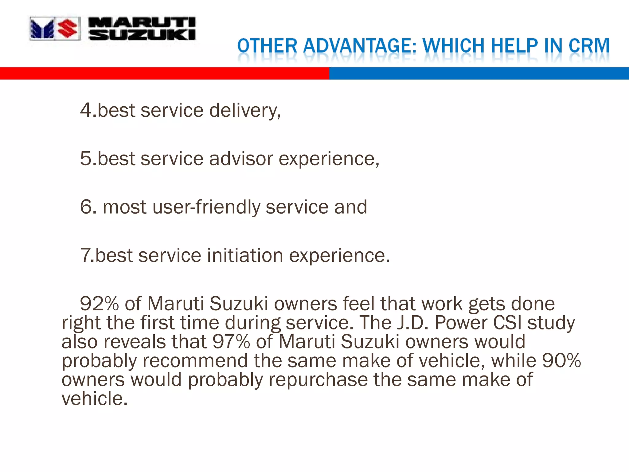 Group 12 crm (maruti suzuki) | PPT