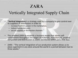 Group 12a zara scm | PPT