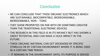 Biodegradable Electronics | PPTX