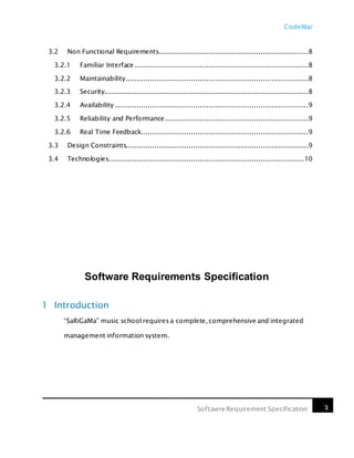 Software Requirements specification for database design of music school ...