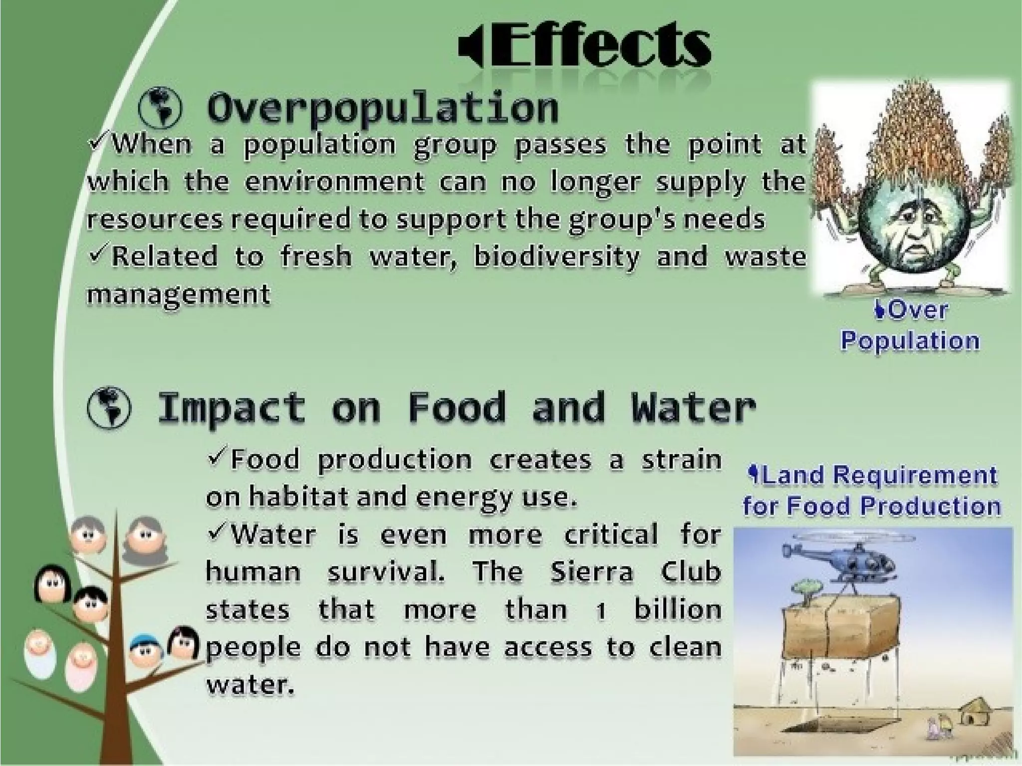 POPULATION AND THE ENVIRONMENT | PPT