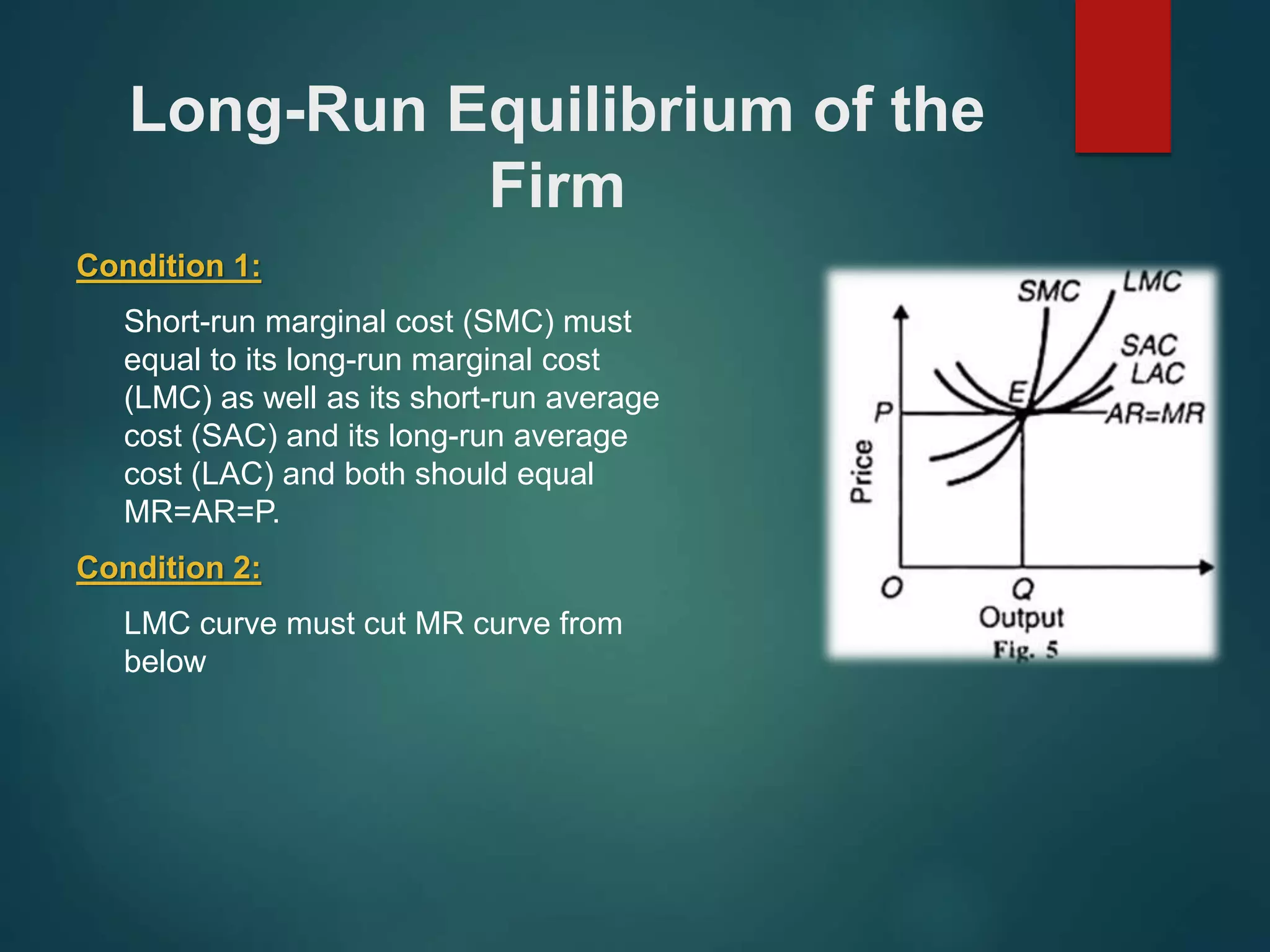 Equilibrium of firm and Industry under Perfect Competition | PPTX