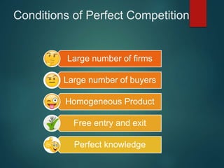 Equilibrium of firm and Industry under Perfect Competition | PPTX